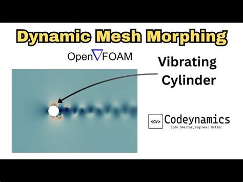 Free Video Vibrating Cylinder Dynamic Mesh Morphing Openfoam Tutorial From Codeynamics