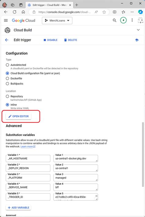 Spring Boot How To Change Google Cloud Run Continuous Deploy To Java