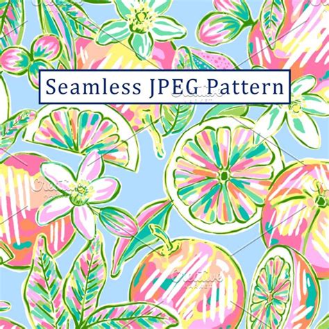 Preppy Citrus Pattern