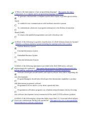 ACQ Module 15 Test Docx 1 What Is The Main Purpose Of Any Programming Language Recognize The