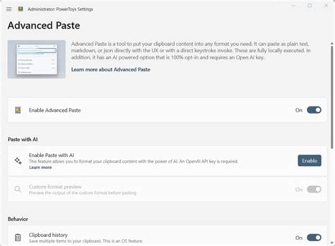 microsoft powertoys advanced paste tool overview