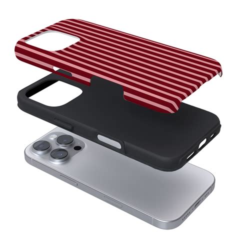 Tough Phone Case Mulberry Stripe Iphone Cases Coconut Lane