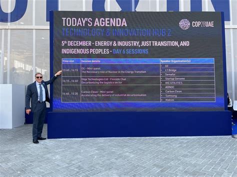 Seth Grae On Linkedin If Youre At Cop28 It Would Be Great If You Stop By The 1 40pm Panel Today