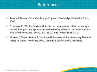 Learning From Defects Through Sensemaking Facilitator Notes Agency For Healthcare Research