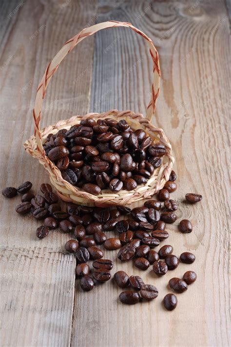 Premium Photo Coffee Beans In A Basket