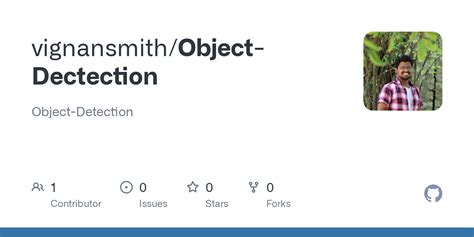 Github Vignansmith Object Dectection Object Detection