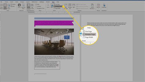 Changing Word Document Views