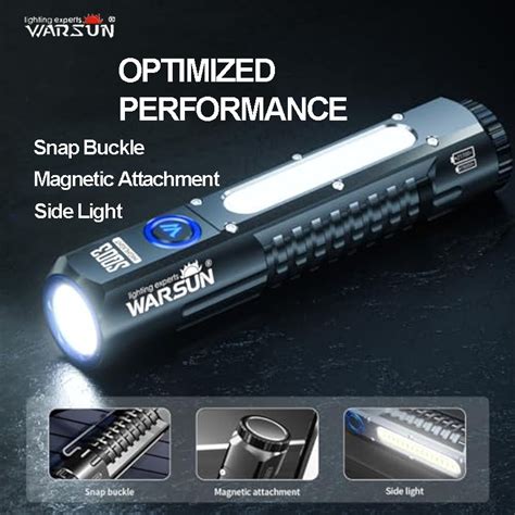 Warsun Sq03 Rechargeable Led Torch Super Bright 1000lm Waterproof