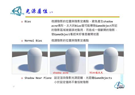 Unity遊戲程式設計 3d物件與光源設定 Ppt
