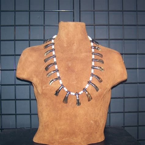 Buffalo Tooth Necklace Lost River Trading Co