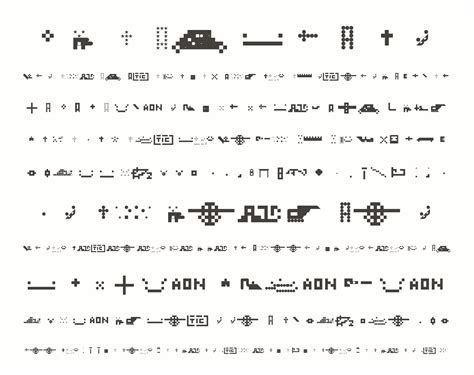 Block Shape Font