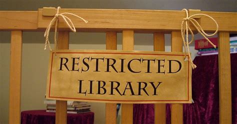 My Harry Potter Party The Restricted Library