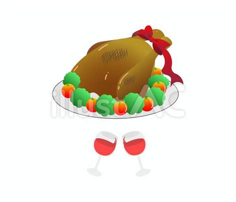 七面鳥の丸焼きイラスト No 22311716無料イラストフリー素材ならイラストAC