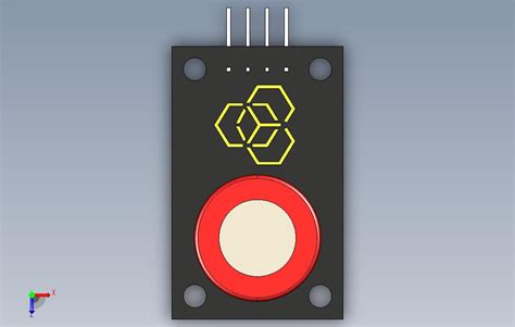 mq7气体传感器（co或一氧化碳） step 模型图纸免费下载 懒石网