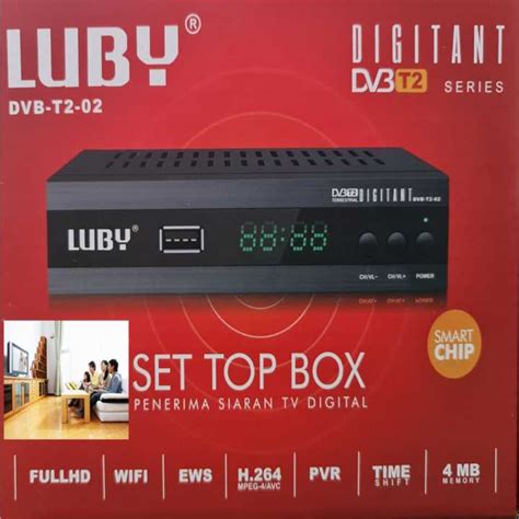 Set Top Box Luby Dvb T Lazada Indonesia