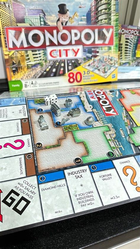 Monopoly city with 3D building, Hobbies & Toys, Toys & Games on Carousell