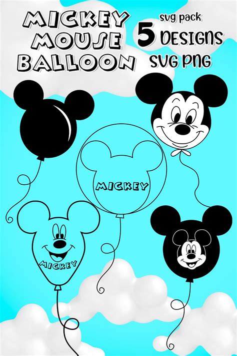 Mickey Balloon Outline