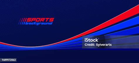 텍스트 포스터 배너 또는 광고 템플릿 스포츠 게임 또는 레이싱 및 달리기 활동을위한 장소가있는 스포츠 추상 벡터 배경 3d 차원 벡터 디자인 배경 주제에 대한 스톡 벡터
