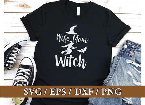 Wife Mom Witch Halloween Svg Bundle Graphic By Svg Design · Creative