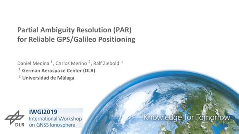 Pdf Partial Ambiguity Resolution For Reliable Gpsgalileo Positioning