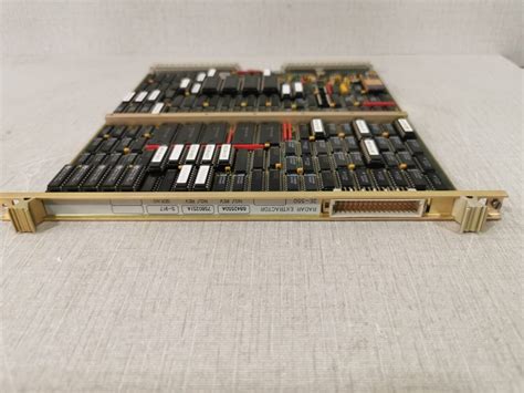 Used Norcontrol Surveillance Radar Extractor 2e 550 Pcb Card Orbit Surplus