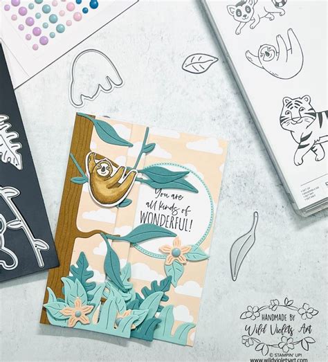 Jungle Pals Stamp Set And Dies Free With Purchase