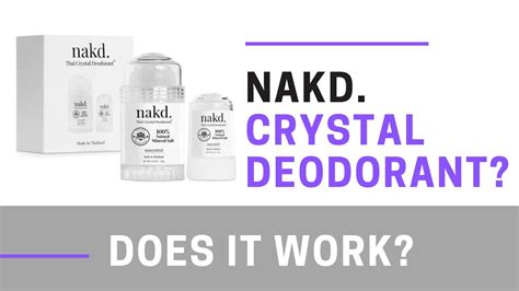 🤞🏼 Nakd Crystal Deodorant Does It Work Youtube