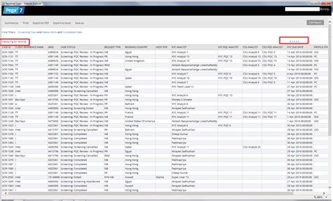 export functionality on report with filter condition is not exporting