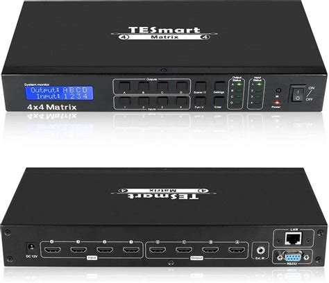 Przełącznik Kvm Switch Hdmi Matrix 4x4 4k Ultra Hd Rs232 Tcp Ip Sklep Opinie Cena W Allegro