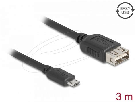 Delock Products 81520 Delock Usb 20 Cable Easy Usb Type Micro B Male