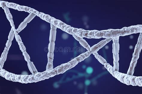 Dna Illustration Of The Molecular Structure Of Dna Strands Of Human