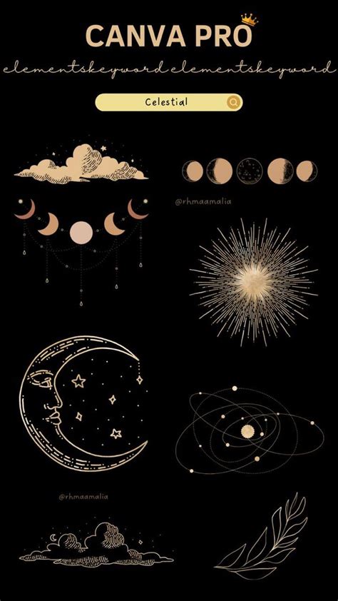 Calestial Element Keyword Graphic Design Lessons Graphic Design Inspiration Keyword Elements