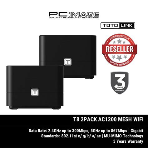 Totolink T Pack Ac Mesh Smart Home Wifi System Pc Image Malaysia