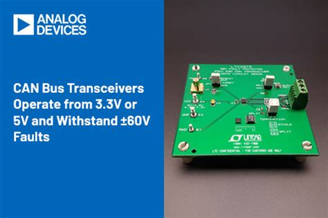 Rs 485 Rs 232 Controller Area Network Solutions Analog Devices
