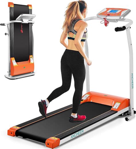 Foldable Treadmillancheer Folding Treadmill For Home With Lcd And Lube Portspace