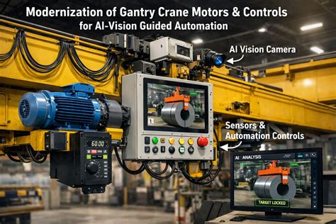 Modernization Of Gantry Crane Motors And Controls For Ai Vision Guided