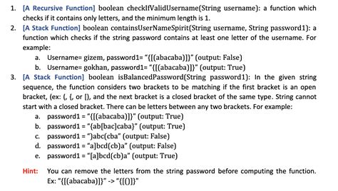 Solved 1 A Recursive Function Boolean