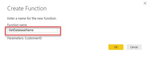 Powerquery Dynamically Pass Database Name As Parameter To Fetch The