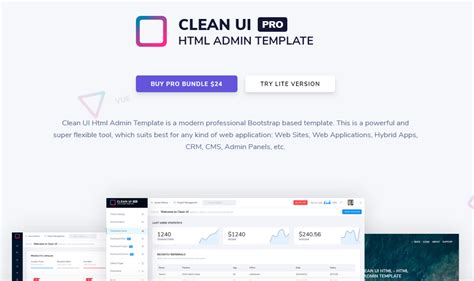 Best VueJS Admin Dashboard Templates In