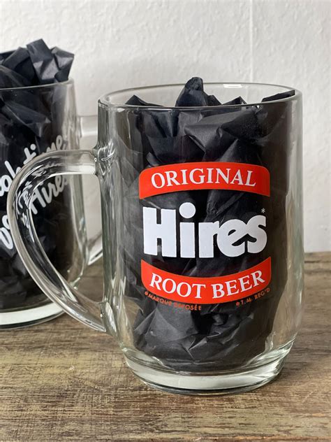 Vintage Set 2 Hires Root Beer Glass Mugs With Handle Its High Time
