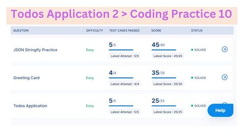 Todos Application 2 Coding Practice 10 Answers Javascript Nxtwave