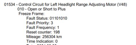Headlight Range Control Defective Issue Audiworld Forums
