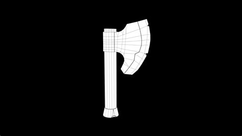 3d Stylized Axe Model Turbosquid 2200403