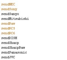 Solved Ir Library How To Send Other Codes Than Rc Etc