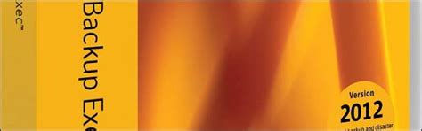 Symantec Backup Exec 2012 Logo Boite Blog Note