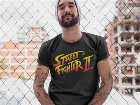 Steet Fighter Ii Logo T Shirt Nerd Herd Printing
