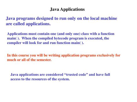 PPT Java Applets And Applications PowerPoint Presentation Free Download ID 3057125