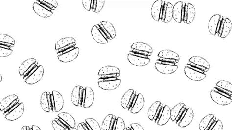 Seamless Burgers Animation Stock Video At Vecteezy