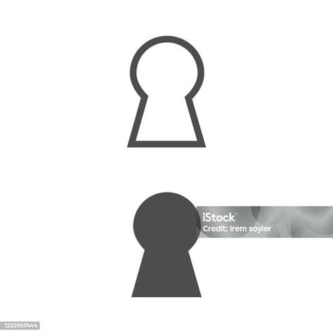 鑰匙孔圖示向量圖形及更多保安圖片 保安 保護 剪裁圖 Istock