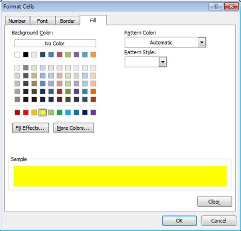 MS Excel 2010 Change The Fill Color Of A Cell Based On The Value Of An Adjacent Cell